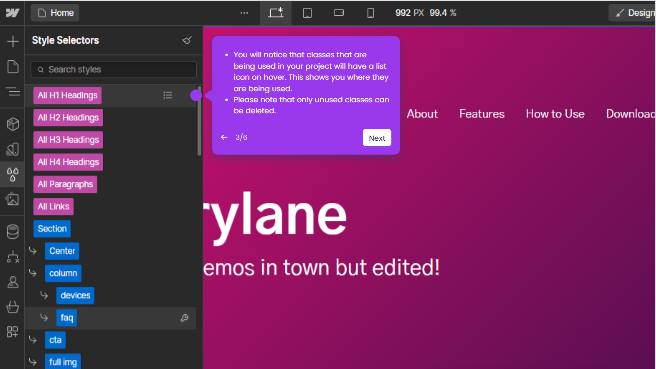 How To Delete Classes In Webflow: 1-Min Guide